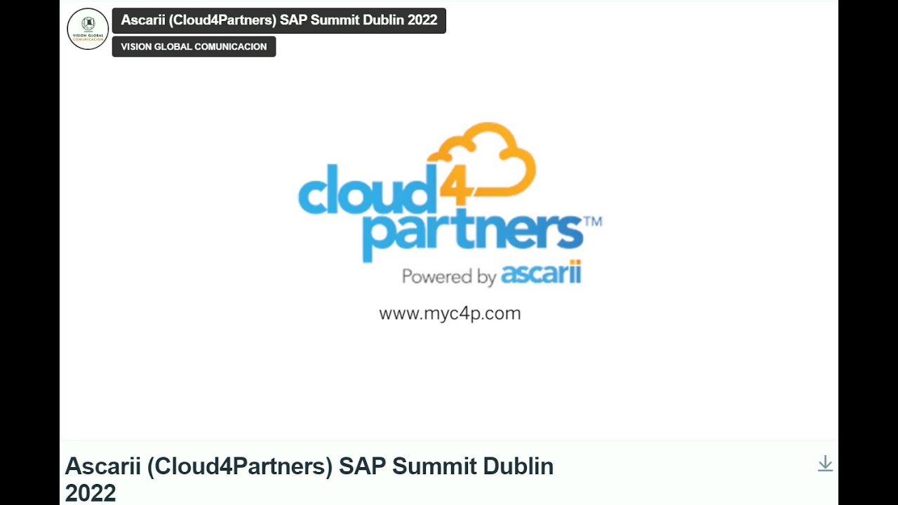 Ascarii/Cloud4Partners™ SAP SMB Summit - Dublin - YouTube
