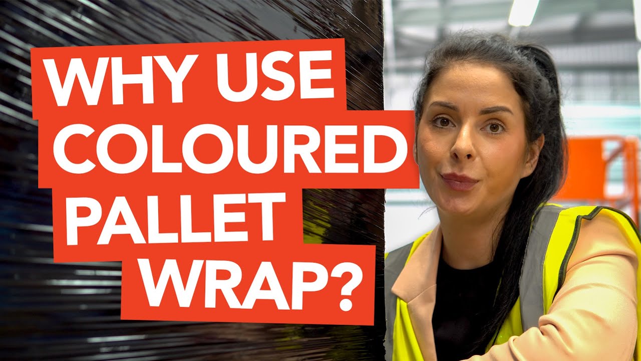 Why Use Coloured Pallet Wrap? - YouTube