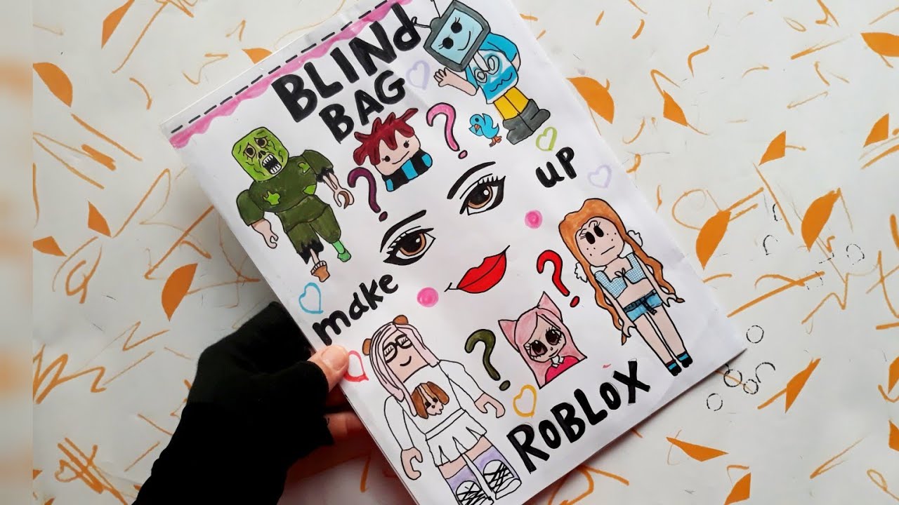 πblind Bag Paper π Makeup Roblox Barbie π Asmrπ Satisfying Opening