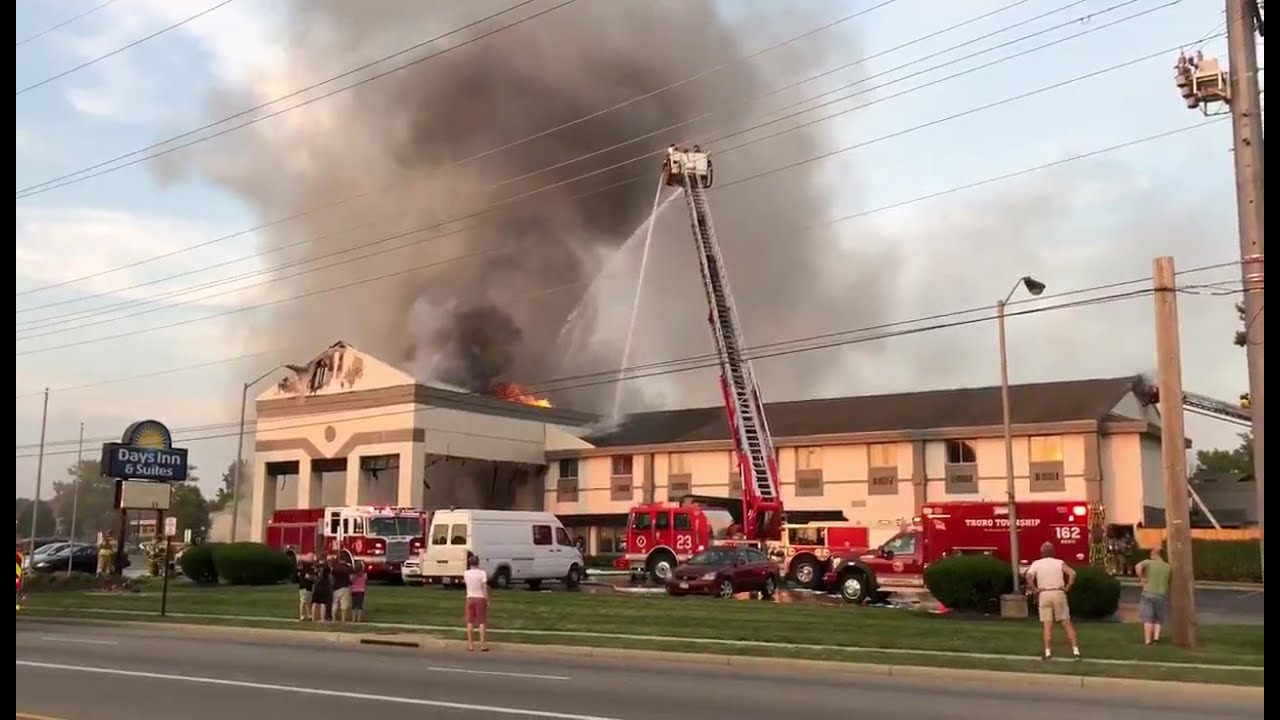 Multiple agencies responding to second-alarm fire at Days Inn in ...