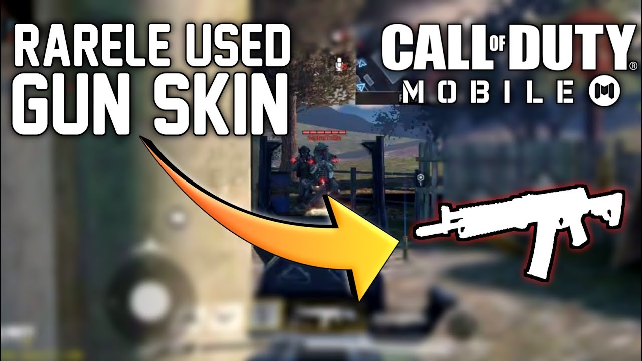 COD MOBILE! Rare used gun skin in call of duty mobile Ranked Gameplay ...