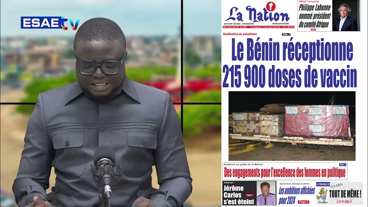 LA UNE DES JOURNAUX DU 16 JANVIER 2024 - YouTube