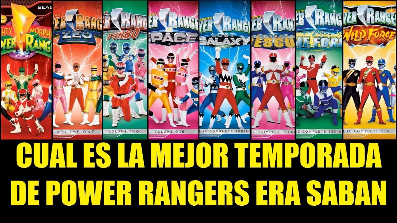 Cual es la Mejor Temporada de Power Rangers Era Saban Curiosidades y ...