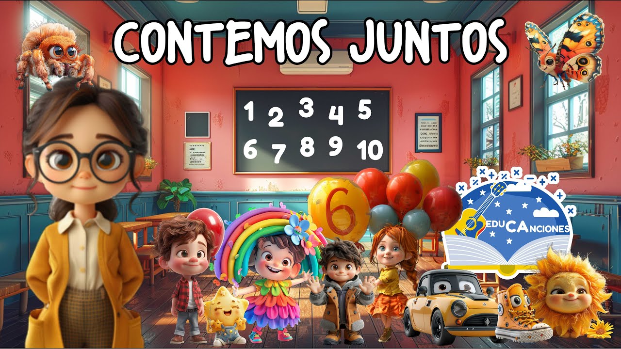 ¡Contemos Juntos! 🧮 | Canción Infantil de Números | Educanciones - YouTube