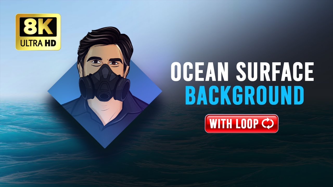 Water Ocean Surface 8K Background Loop / Free Stock Footage - YouTube