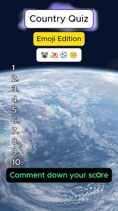 🔥Guess 10 Countries by Emoji Part 2! 🌍 #geography #emoji #country #quiz ...