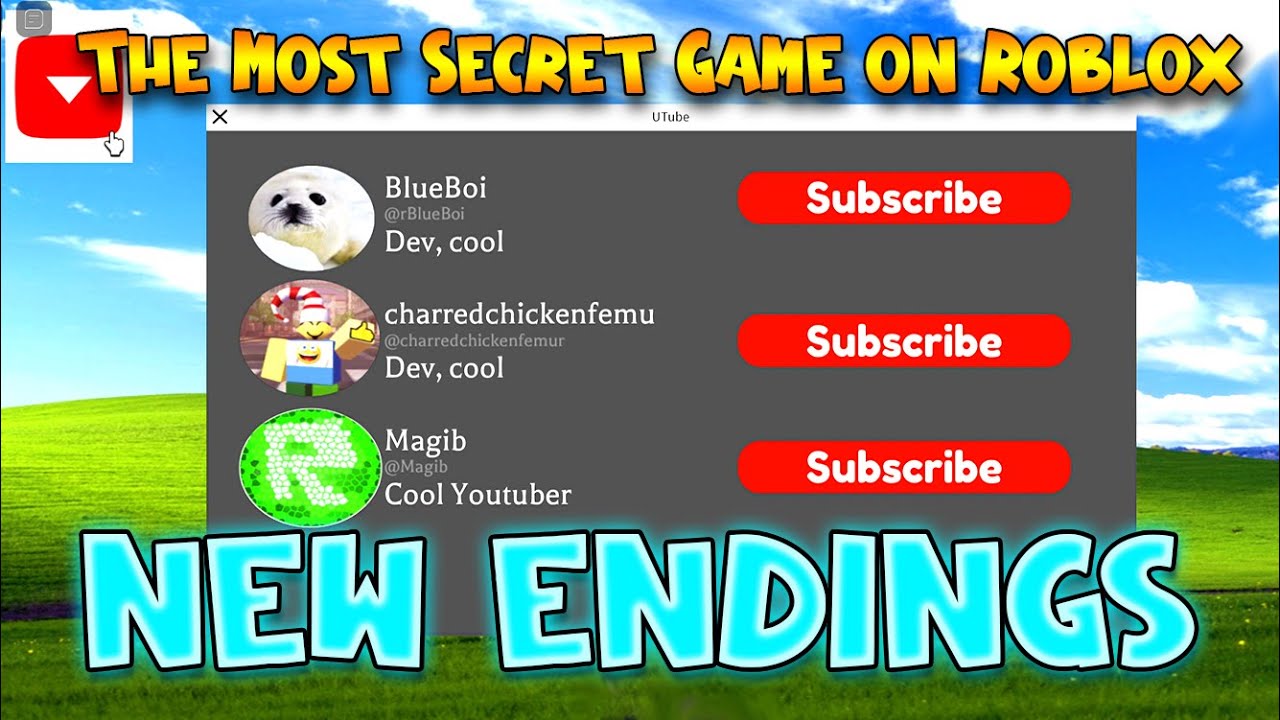 ALL New Endings (PART 5) - The Most Secret Game on Roblox [Roblox ...