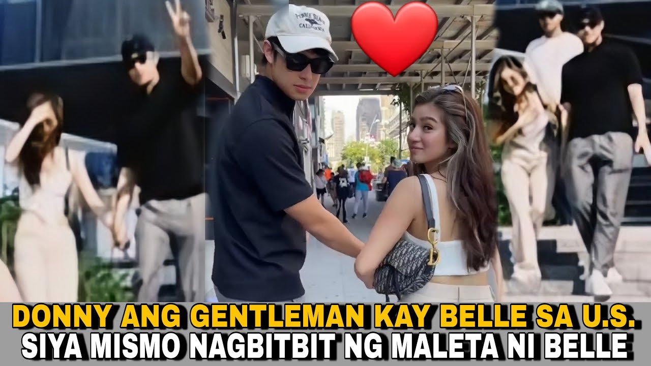 DONNY napaka CARING kay BELLE sa bawat pasyal (gentleman always to his ...