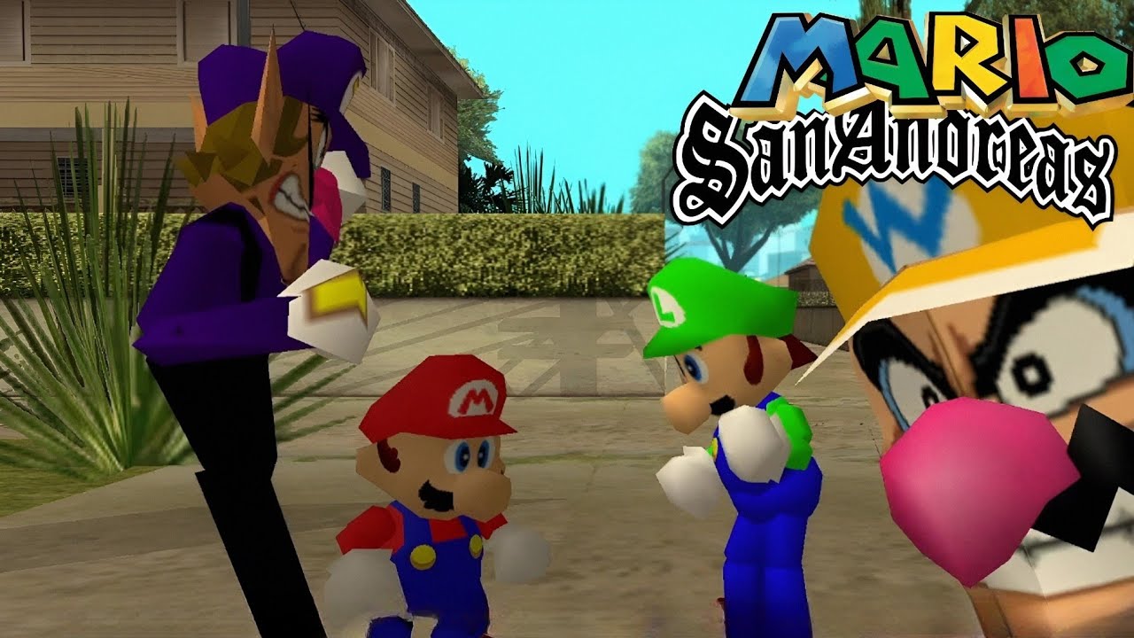 GTA SA But it's Super Mario 64 Part 6 - YouTube
