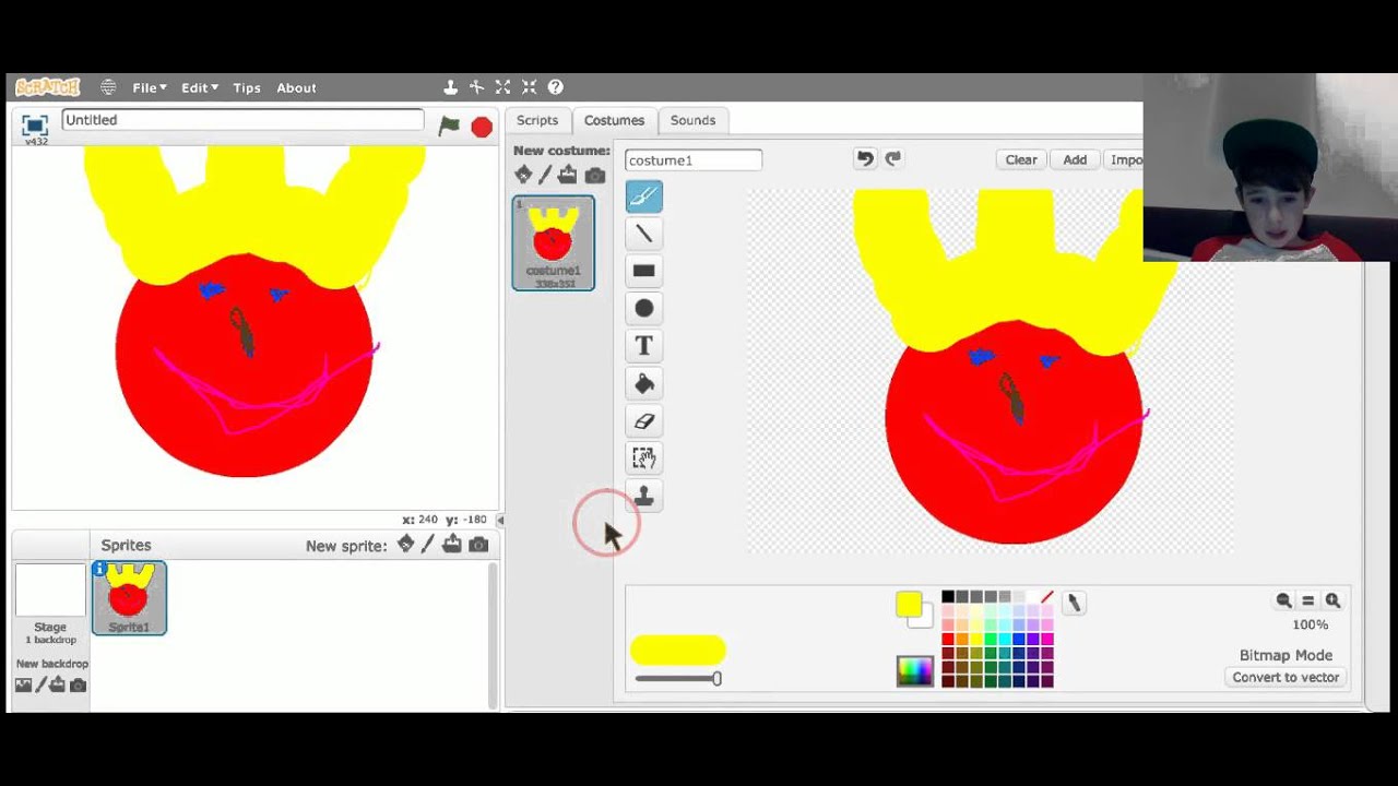 scratch programing part 1 its the army of scratches - YouTube