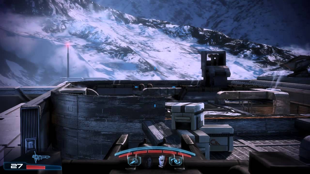 Mass Effect 3 - Arrae: AA Gun Rooftop Battle - YouTube
