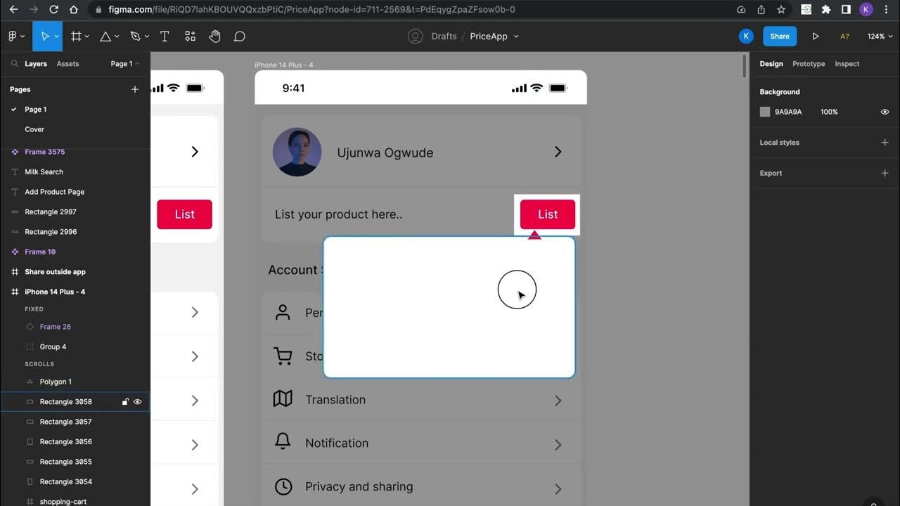 How to create disappearing tooltip in figma - YouTube