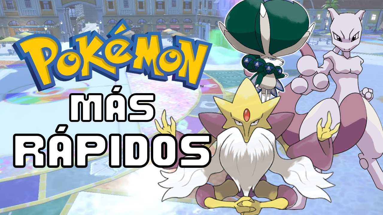 ¡TOP 10 POKÉMON más RÁPIDOS de TODAS las GENERACIONES! - YouTube