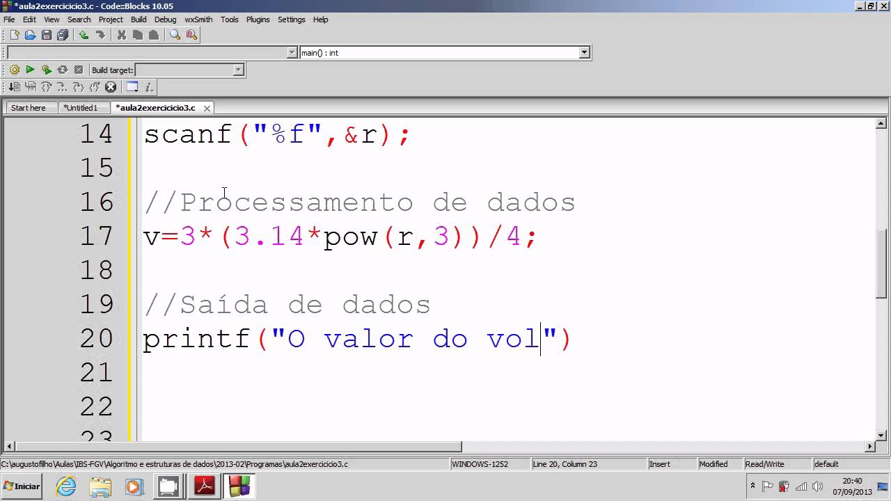 Cálculo do volume de uma esfera de raio R - YouTube