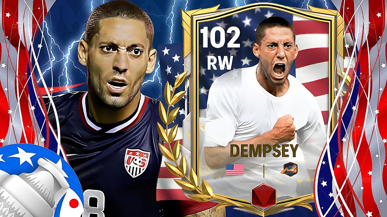 FC MOBILE| DEMPSEY 102 RATED COPA AMERICA CARD GAMEPLAY REVIEW|ONE OF ...