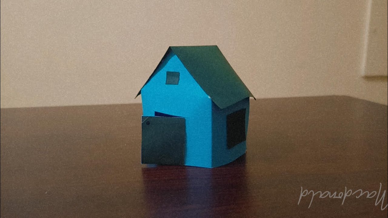 How To Make A Paper House || Paper Ka House kaise banate hai 🏠 - YouTube