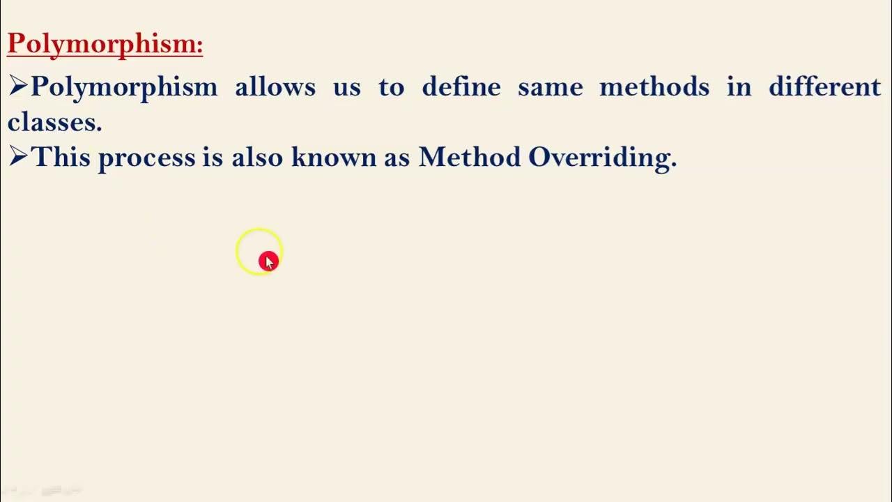 Polymorphism and inheritance of python oops - YouTube