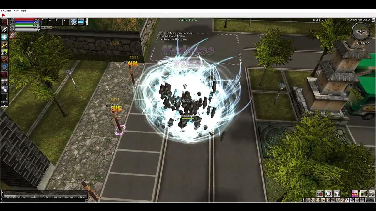 Ran Online Extreme Archer-Brawler ICE Skill Effects - YouTube