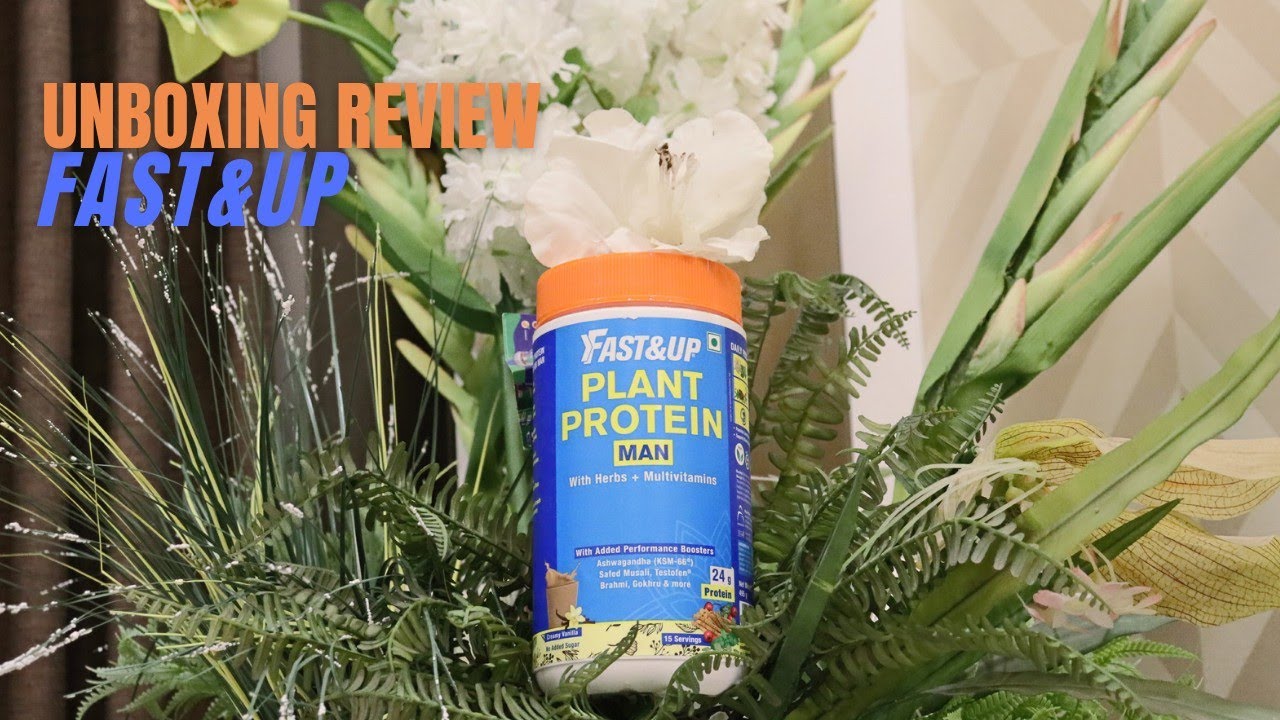 FAST&UP PLANT PROTEIN MAN || UNBOXING REVIEW|| - YouTube