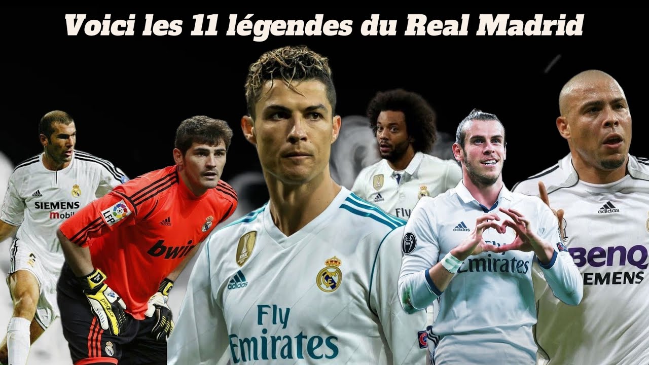 Voici les 11 légendes du Real Madrid - YouTube