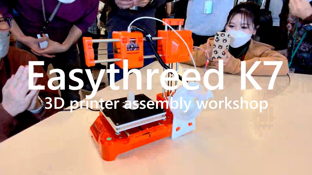 Easythreed K7 3D printer assembly workshop summary - YouTube