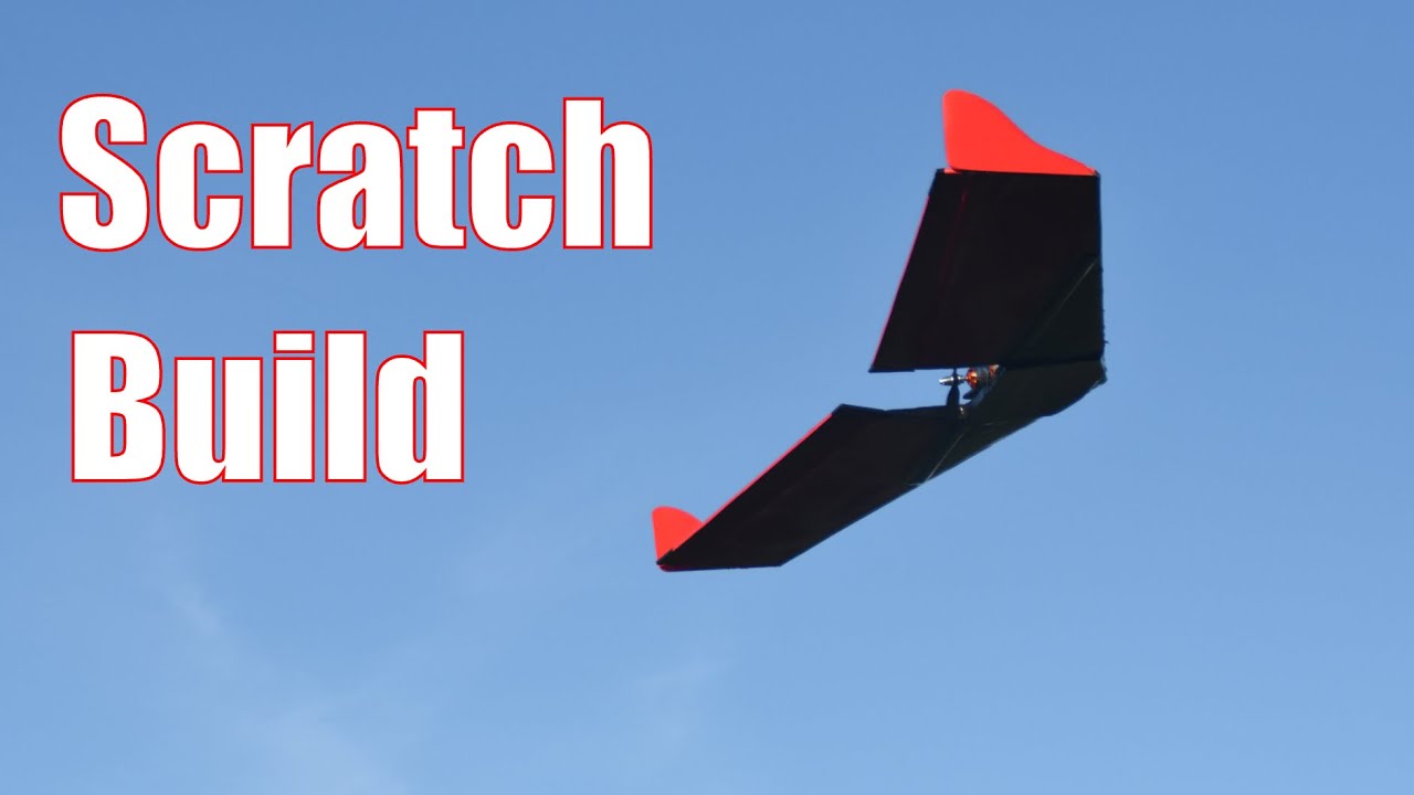 RC Flying Wing Build out of Foam - YouTube