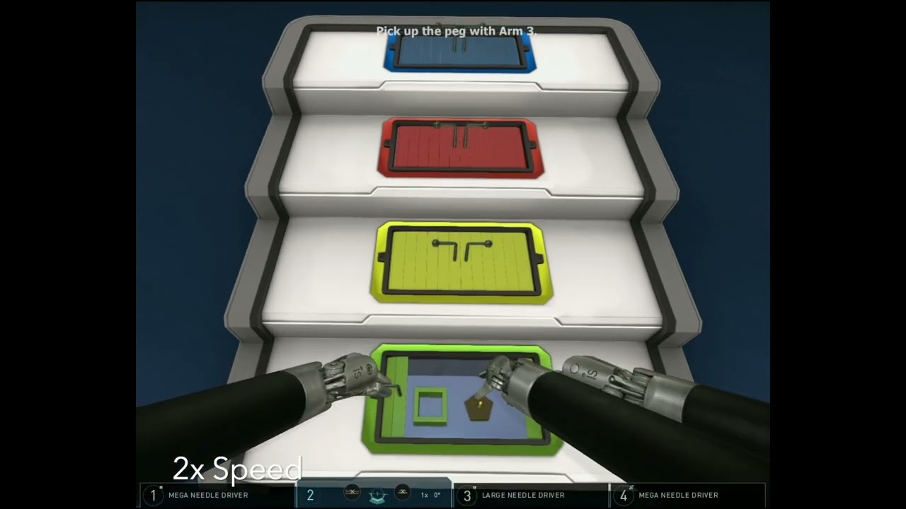 VR Robotic Surgery Simulator - Three Arm Relay 1 - YouTube