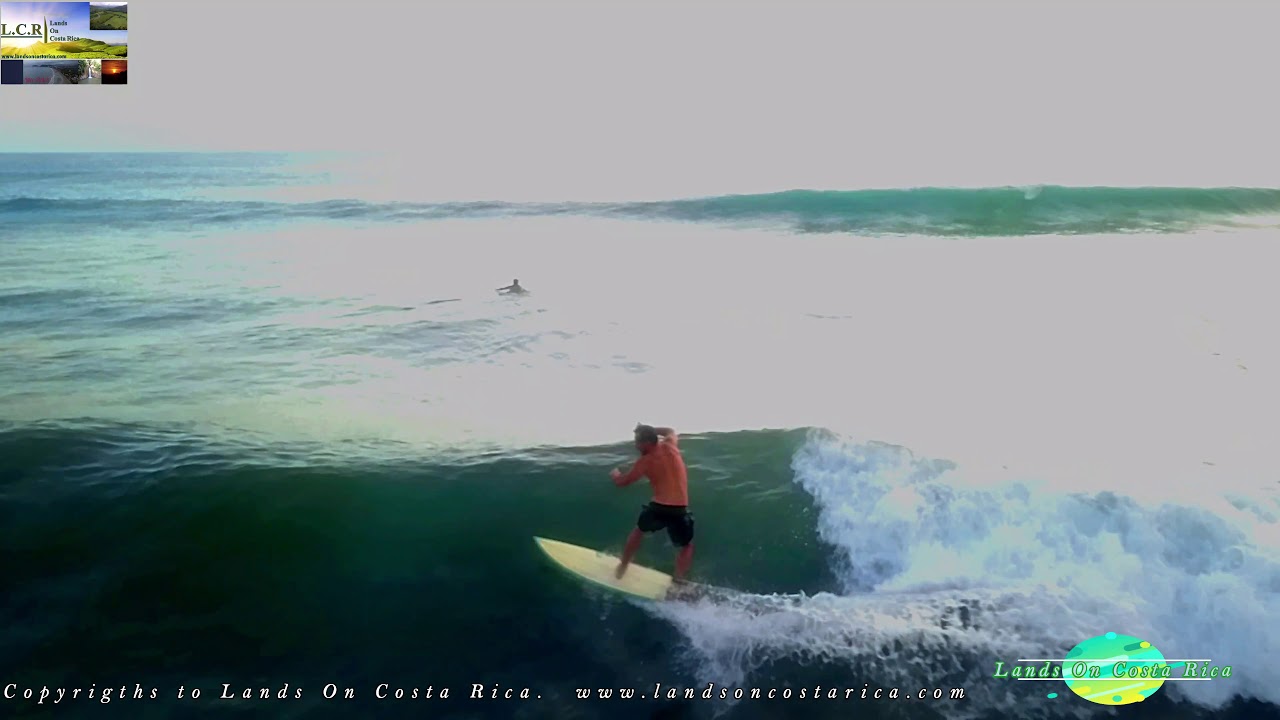 Surfing at sunset Jaco Beach / costa Rica. - YouTube