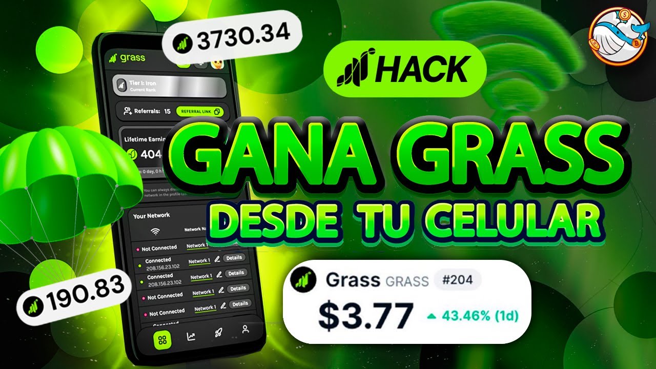 🌿INCREIBLE: $GRASS LISTADO EN BINANCE + TUTORIAL $GRASS EN CELULAR (NO ...