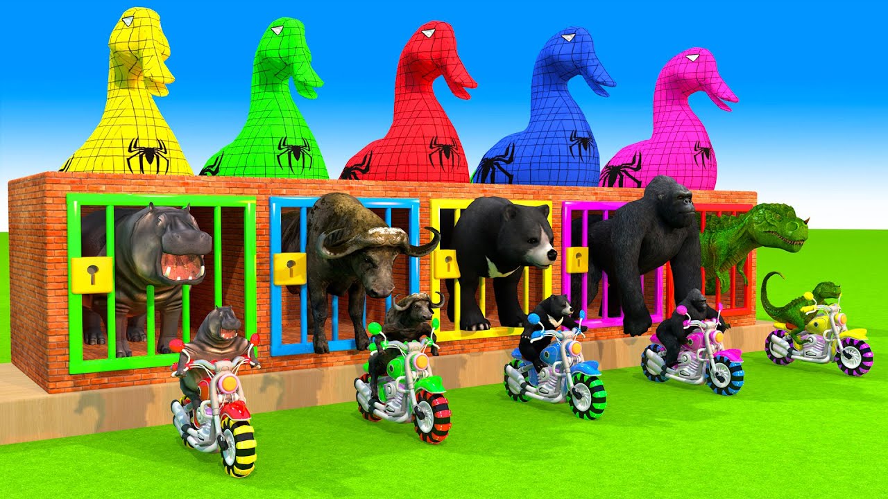 Cow Elephant Lion Gorilla Tiger Choose The Right Baby ESCAPE ROOM ...