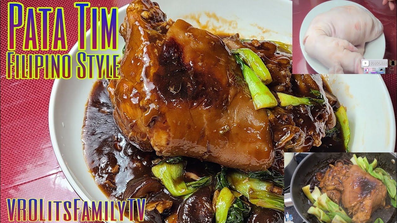Pata Tim | How to cook Pata Tim Filipino Style | Braised Pork Recipe ...