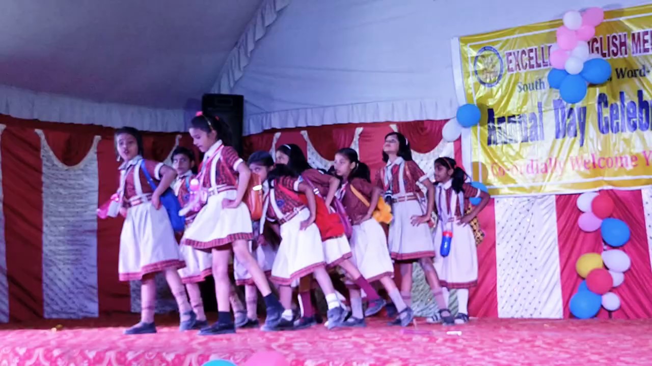 #School chale hum dance by Anushka group# Excellent English Medium ...