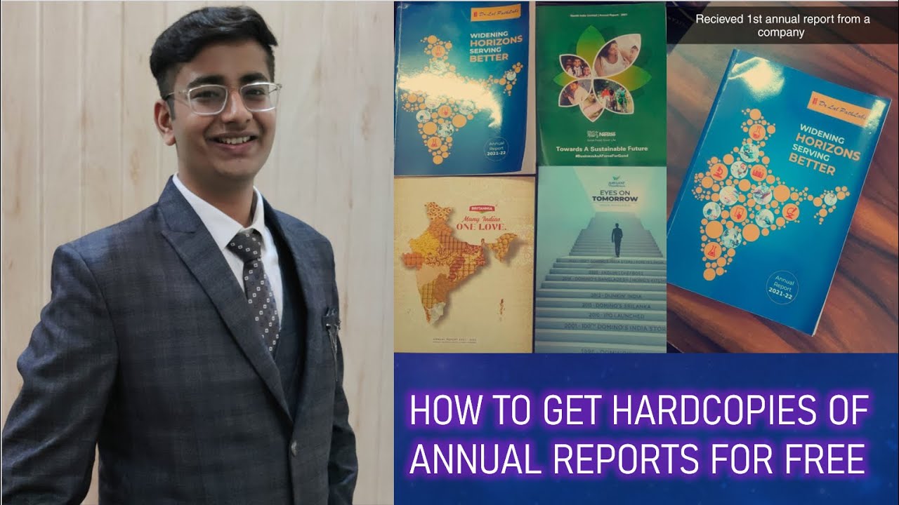 How to get Hardcopy of Annual reports for free - YouTube