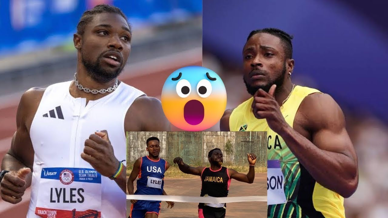 Watch The Moment American Noah Lyles Was Beaten By Kishane Thompson ...