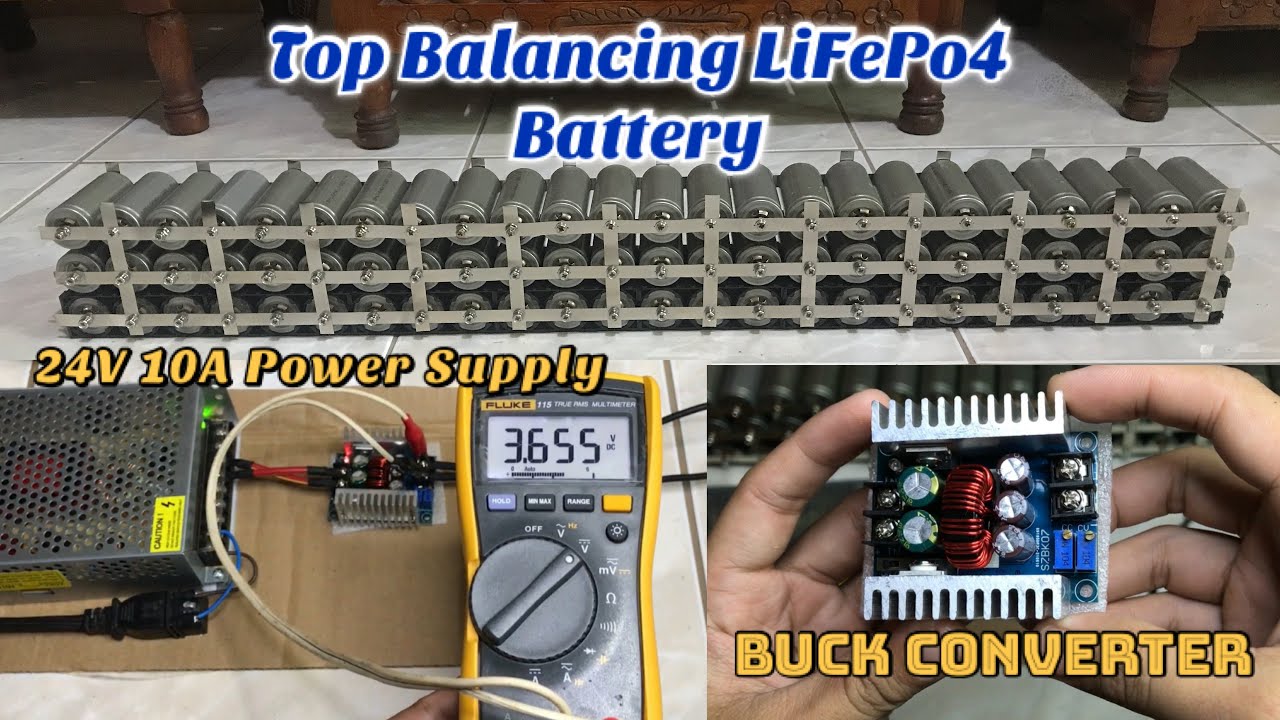 Tutorial: How to Top Balance LiFePo4 Battery | 32650 | 24V 10A Power ...