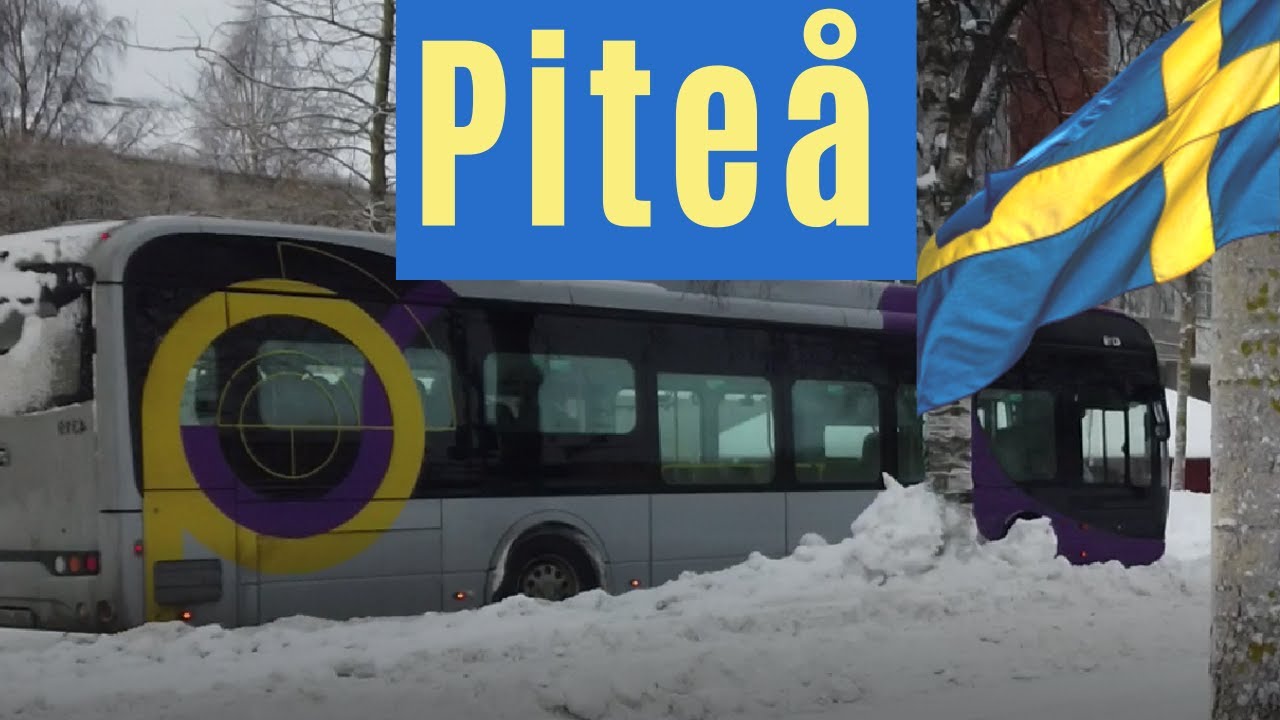 Life in North Sweden - Winter walk in Piteå - YouTube