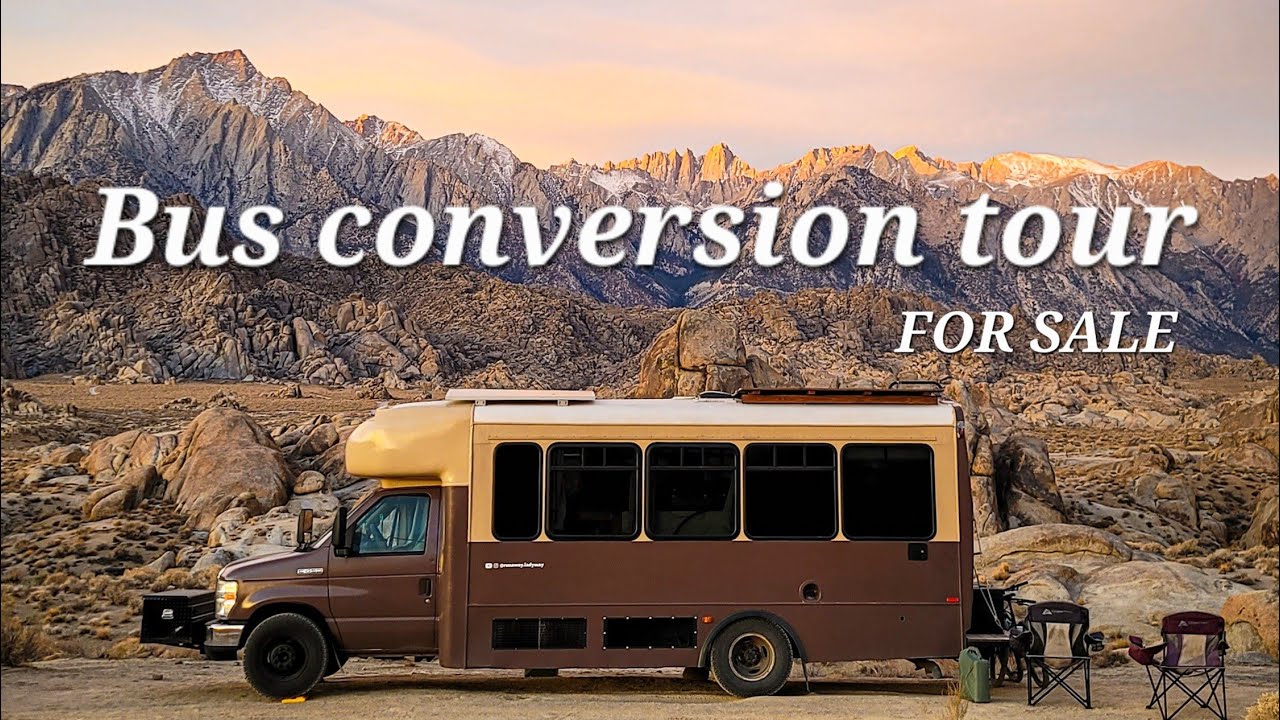 Shuttle Bus Conversion Full Tour - YouTube