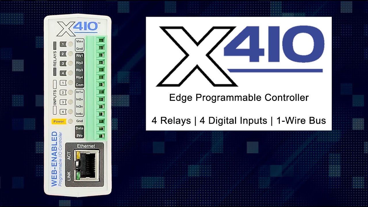 X-410™ | Edge Programmable Controller by ControlByWeb - YouTube