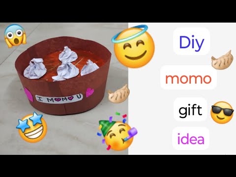 Diy momos gift idea🎉#gift#craft#paper craft📜#so easy#Craft with Ruchi🌹🥳 ...
