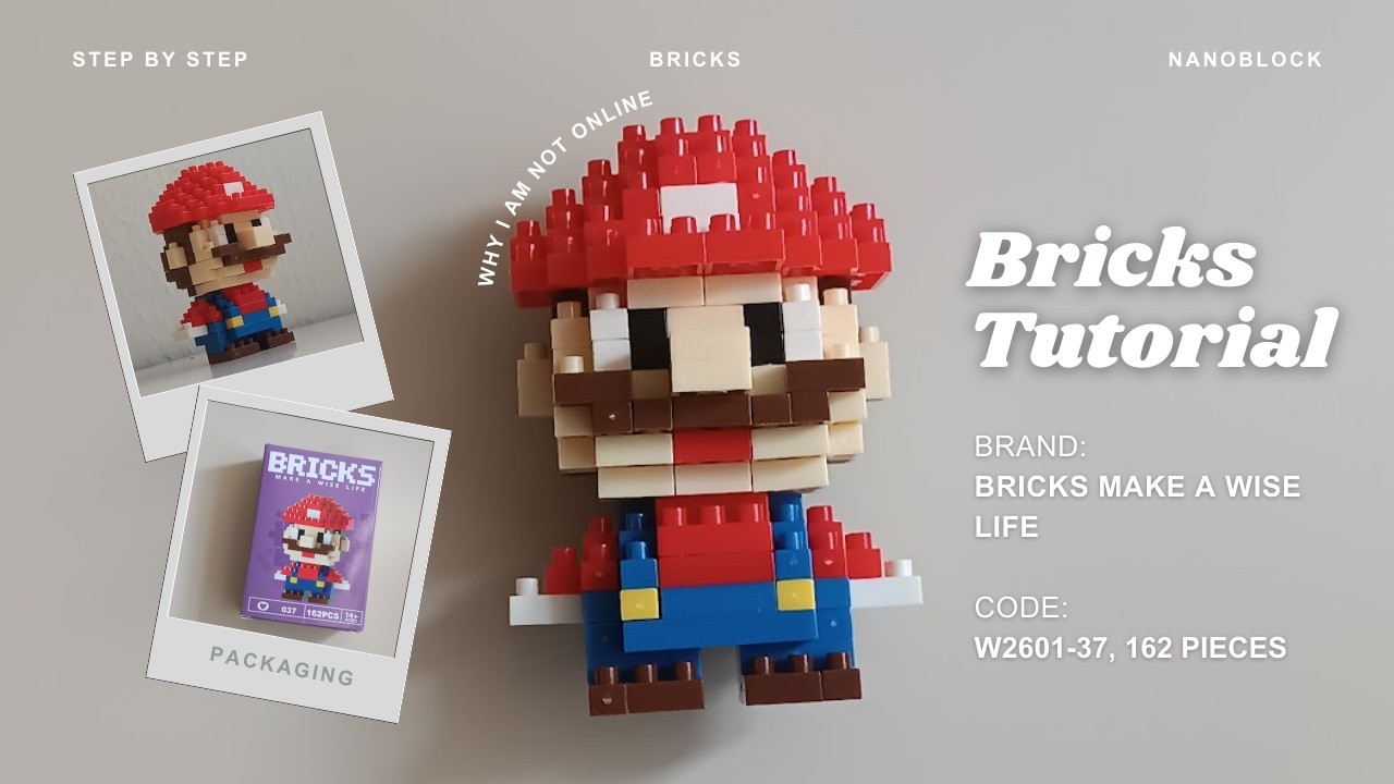 How to Build Super Mario Building Blocks | Bricks Make a Wise Life 037 ...