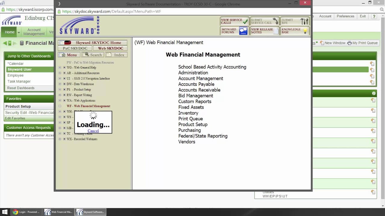 ECISD Skyward Business Application Introduction - YouTube