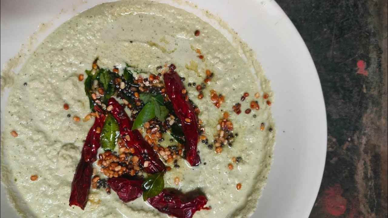 Tasty and healthy coconut chatani - YouTube