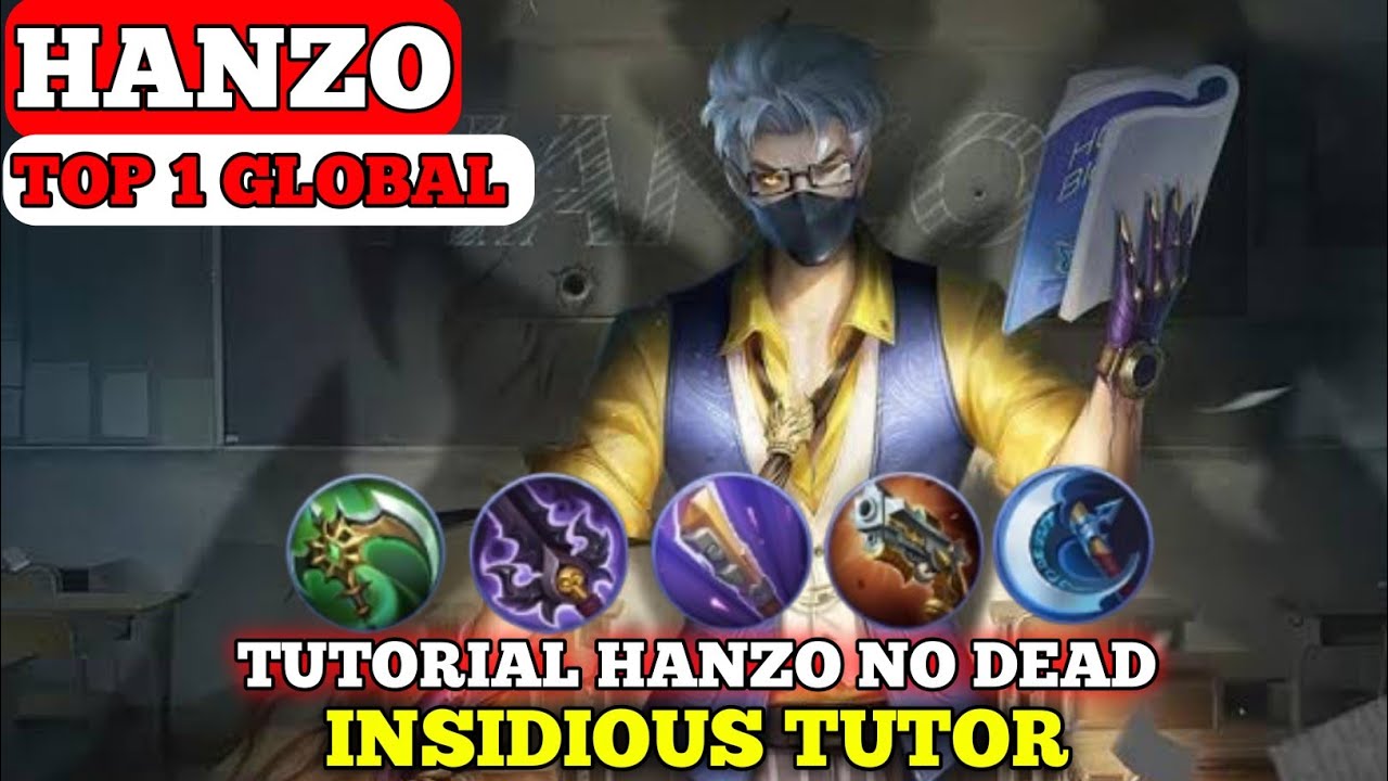HANZO BEST BUILD 2024 | TOP 1 GLOBAL GAMEPLAY MOBILE LEGENDS BANG BANG ...
