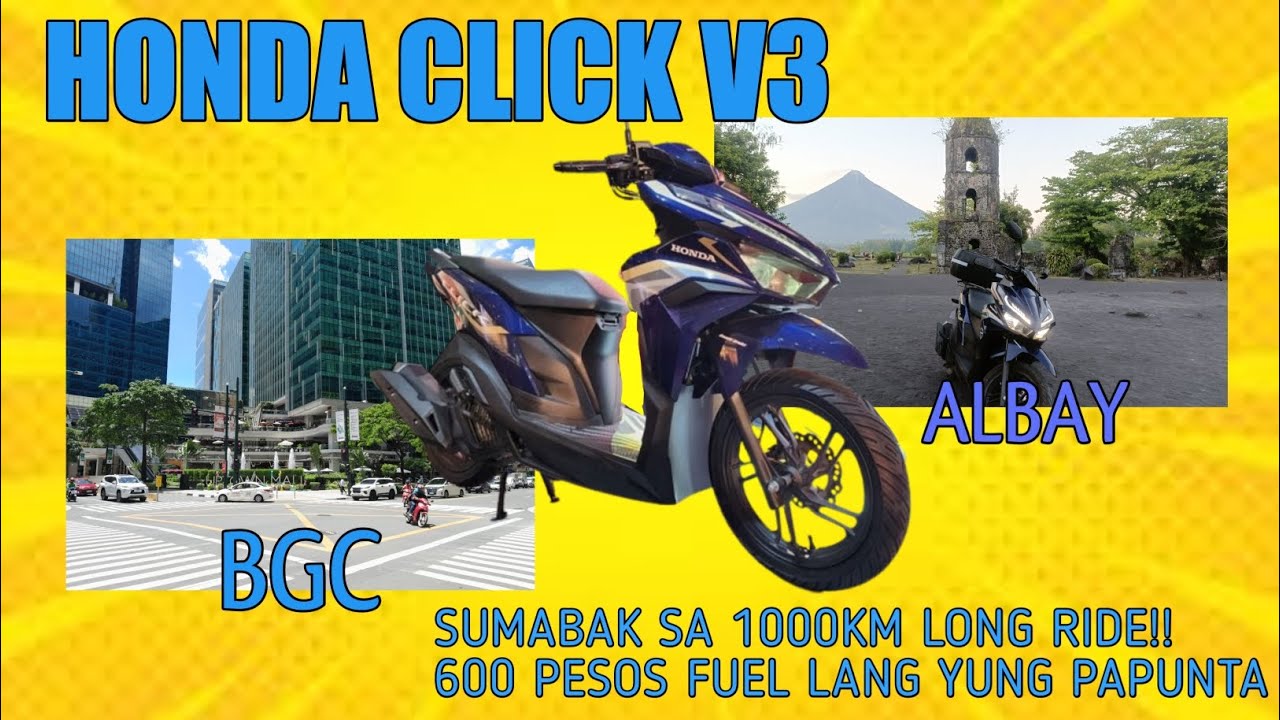 HONDA CLICK 125 V3 |BREAK-IN SA LONG RIDE!!, Round Trip. EP #Click, # ...
