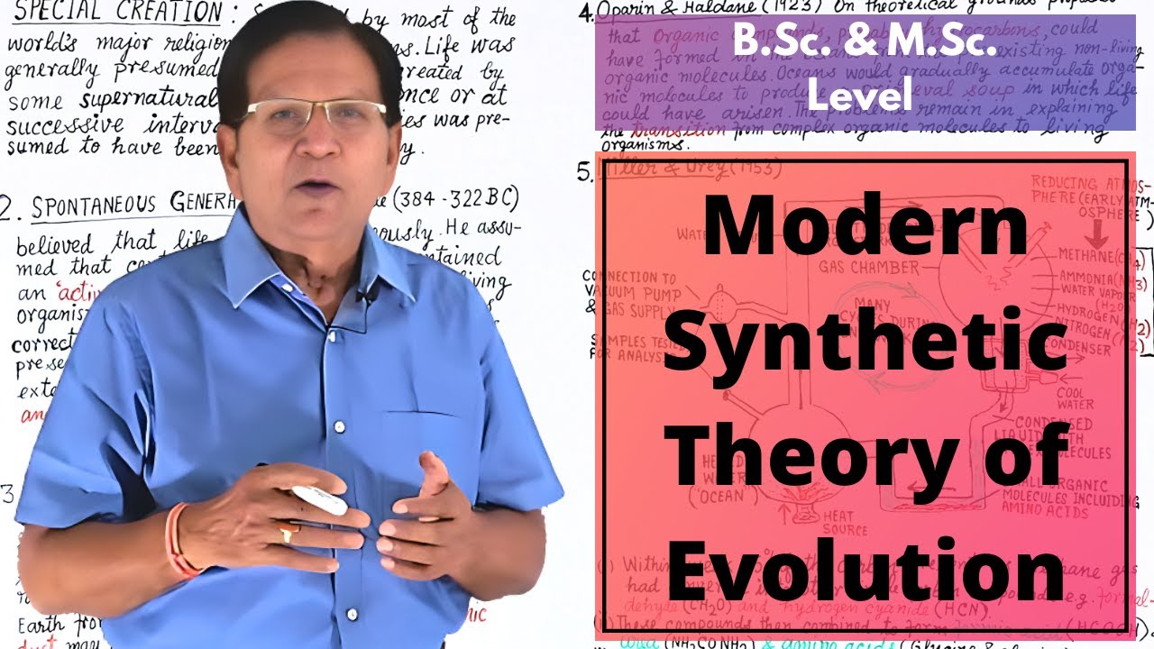 Modern Synthetic Theory of Evolution || B.Sc. & M.Sc. Level - YouTube