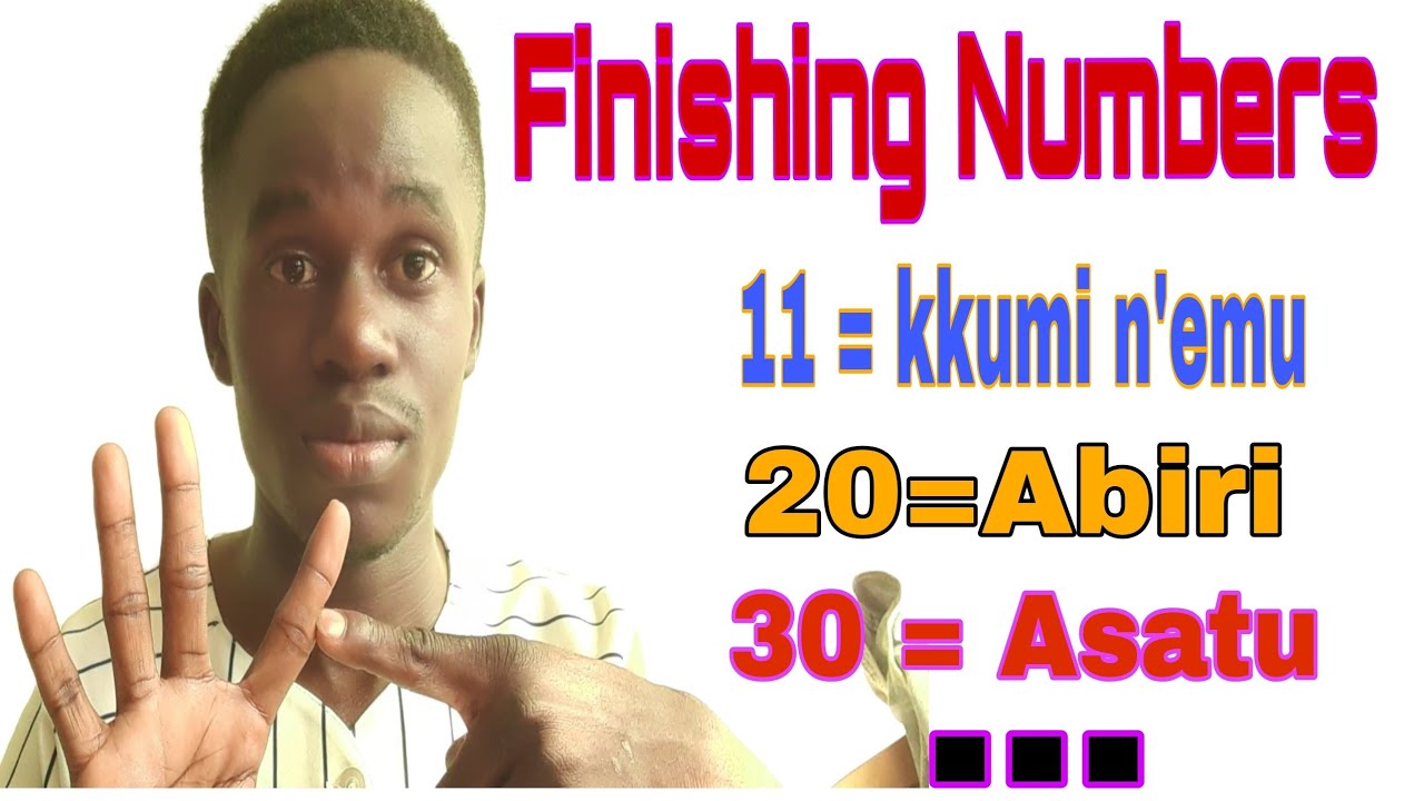 Completing numbers in luganda | lesson 11 learn luganda. - YouTube