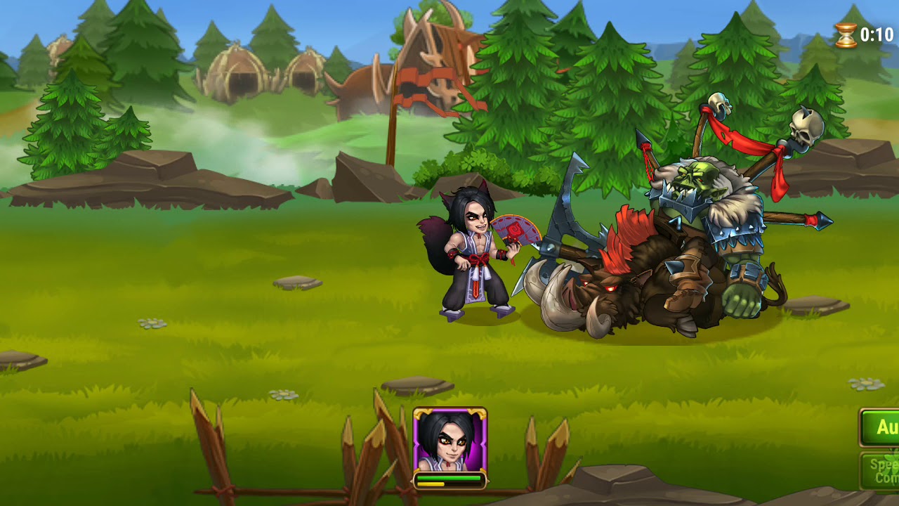 Hero Wars Satori's Skill visual effects - YouTube