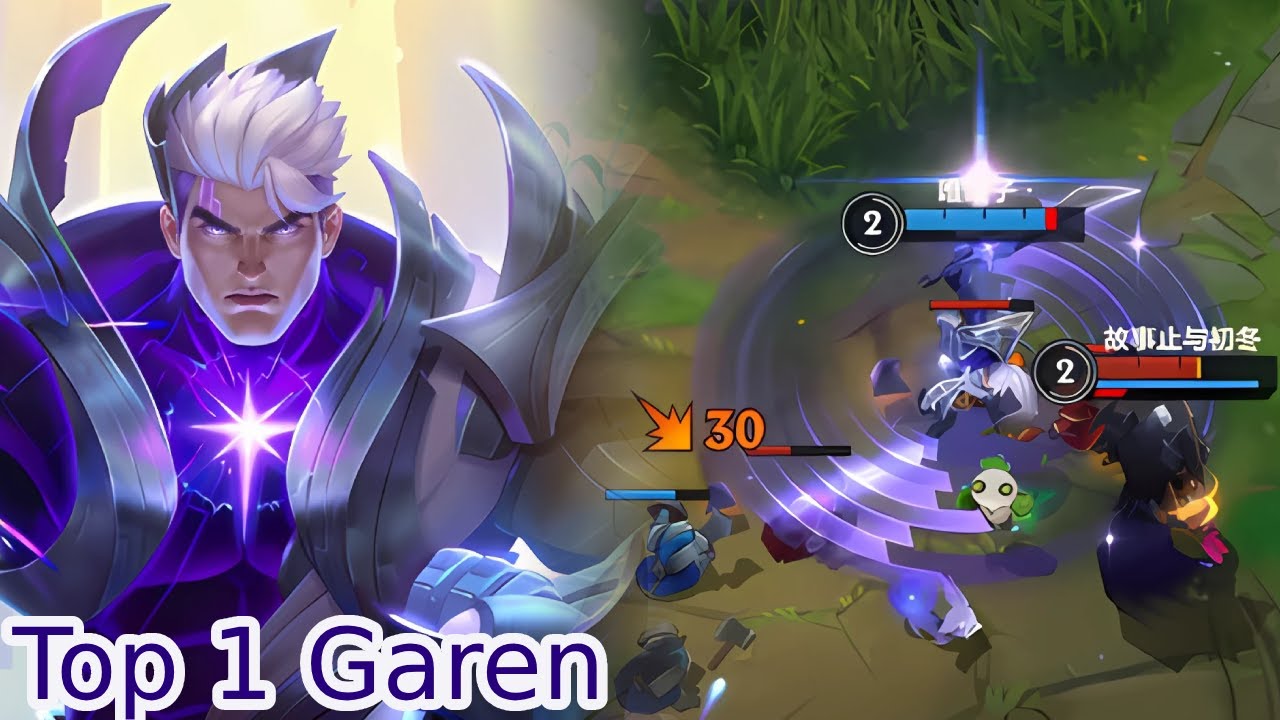 Wild Rift Garen - Top 1 Garen Iconic Skin Gameplay Rank Sovereign - YouTube