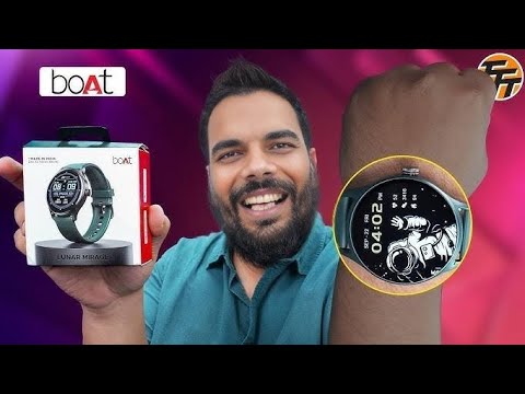 This is*Round Dail smartwatch 2023*Boat Lunar VISTA⚡️1.52 HD Display ...