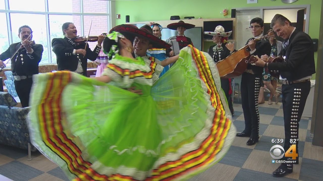Naima Dance Team Visits Denver Health Medical Center - YouTube